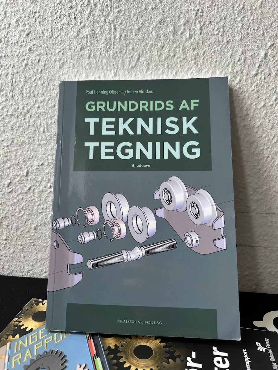 Grundrids af teknisk tegning af Poul Henning Olesen | Studiesalg.dk